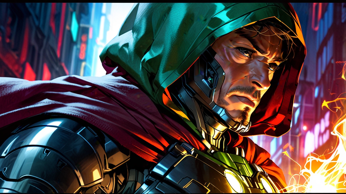Robert Downey Jr. as Dr. Doom by INFER
