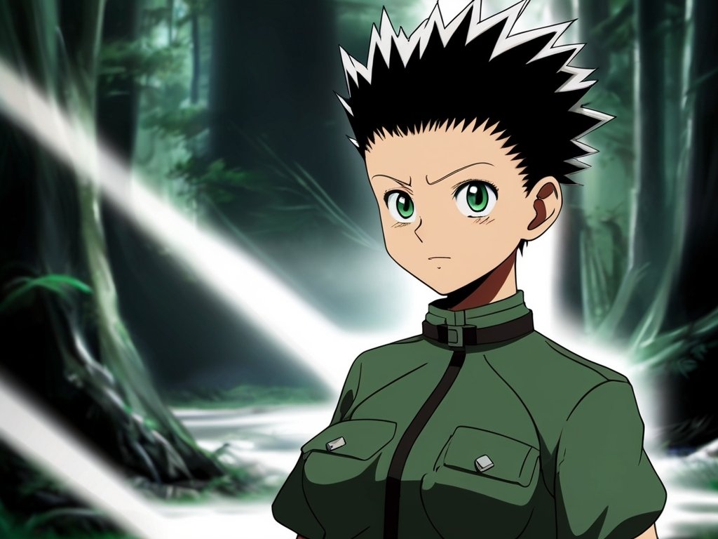 Female Gon hunterXhunter Wallpaper by INFER