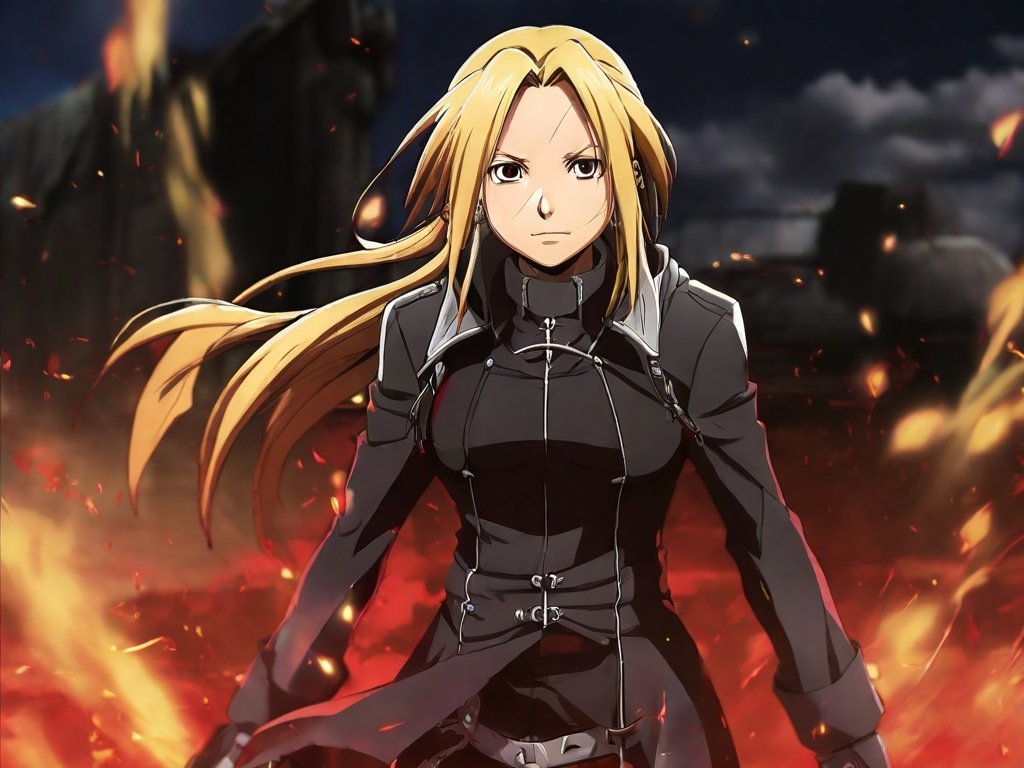 Female Edward Elric - Full metal Fullmetal Alchemist by INFER