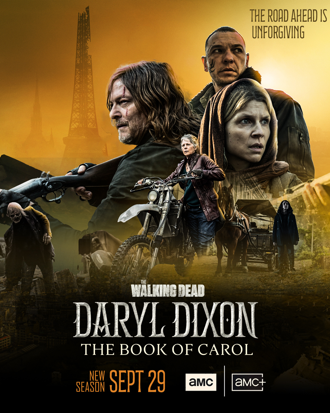 TWD: Daryl Dixon Season 2 Fan mode poster by Rickgrimes - Image Abyss