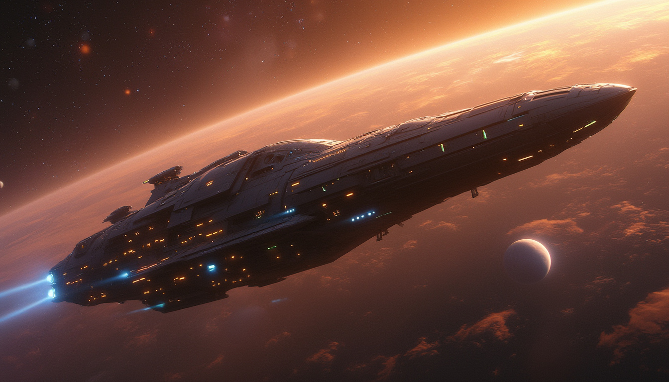 Download Sci Fi Spaceship AI Art Image by ajak60