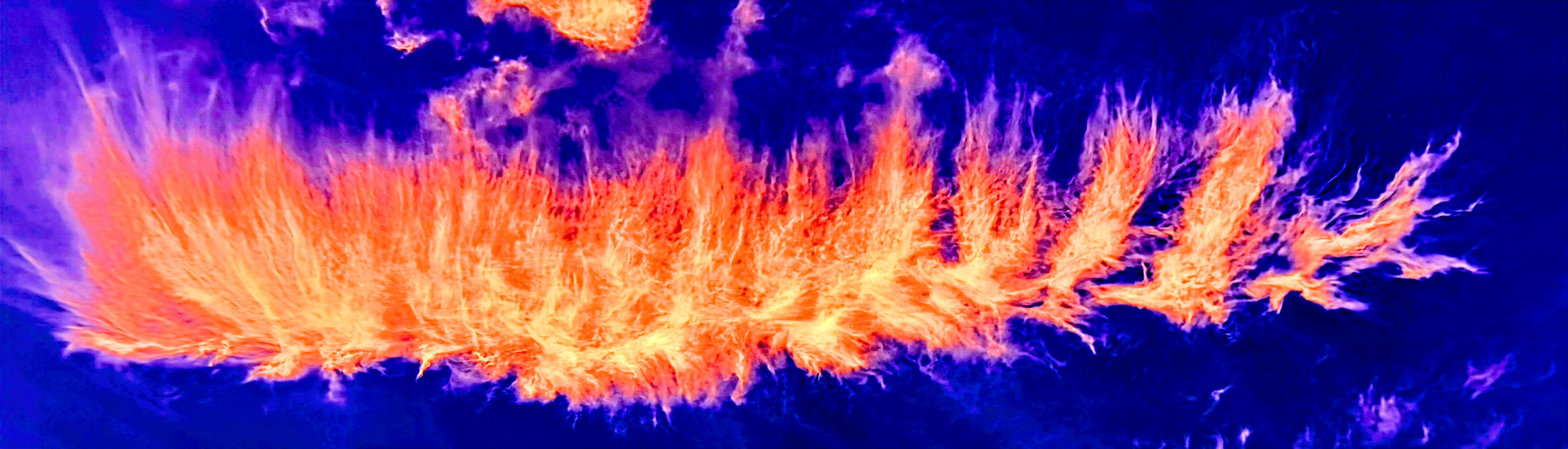 Digital abstract sky art with depth by BerlinX7