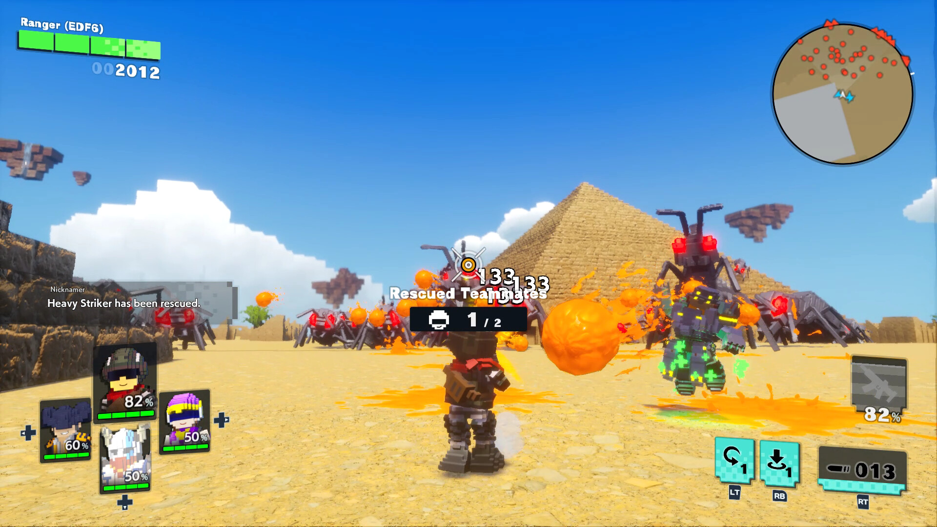 Epic Battles in Earth Defense Force: World Brothers 2