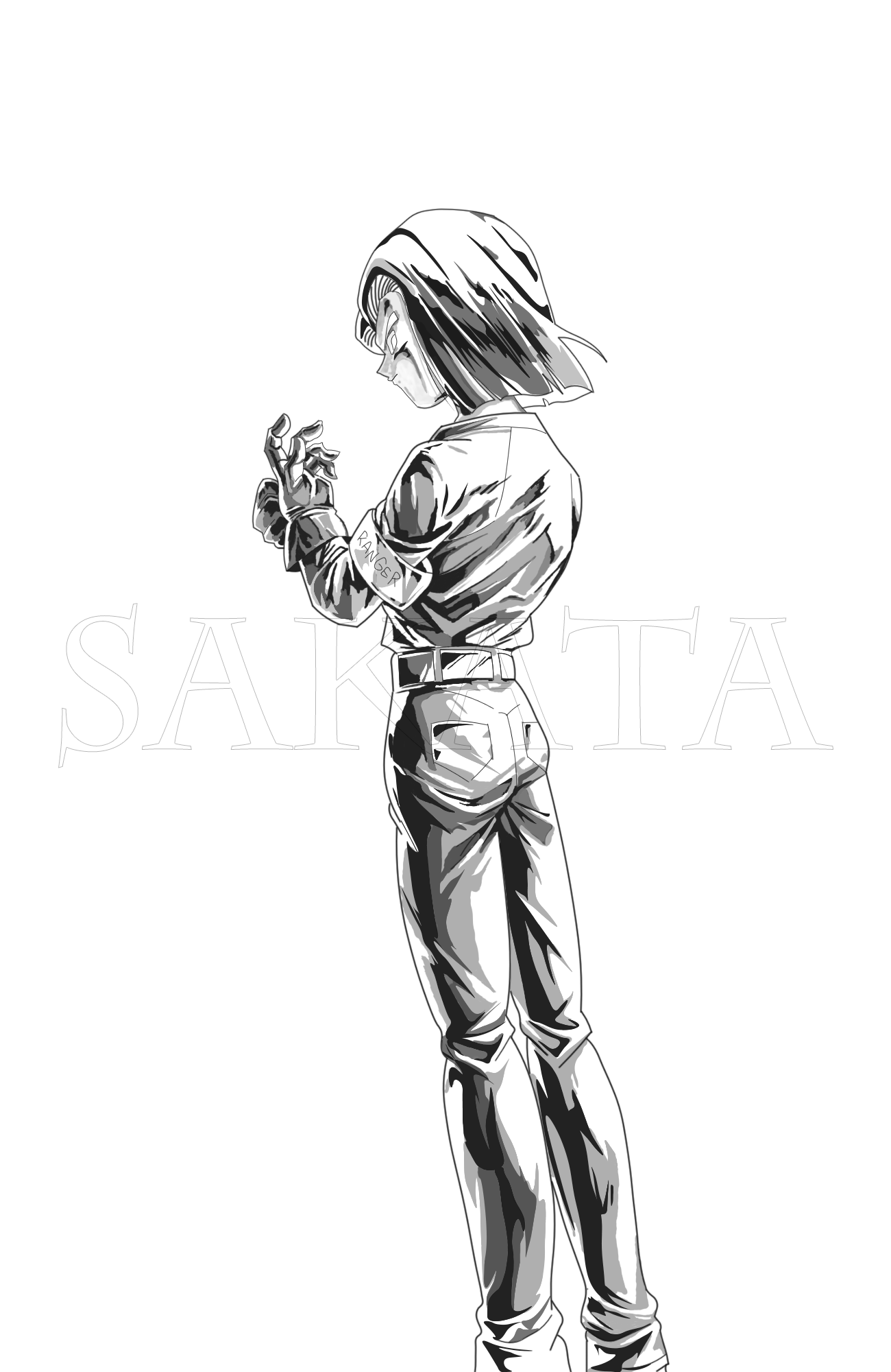Android 17 by Sakata-kun