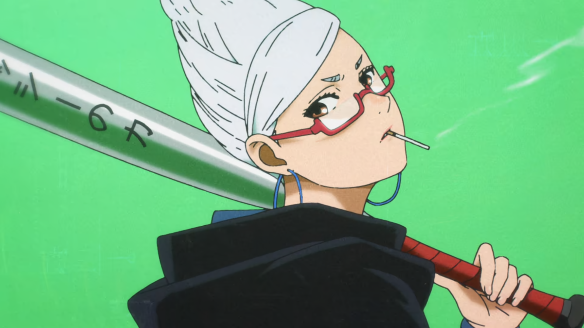 Seiko Ayase from Dandadan: Fierce and Stylish with a Bat