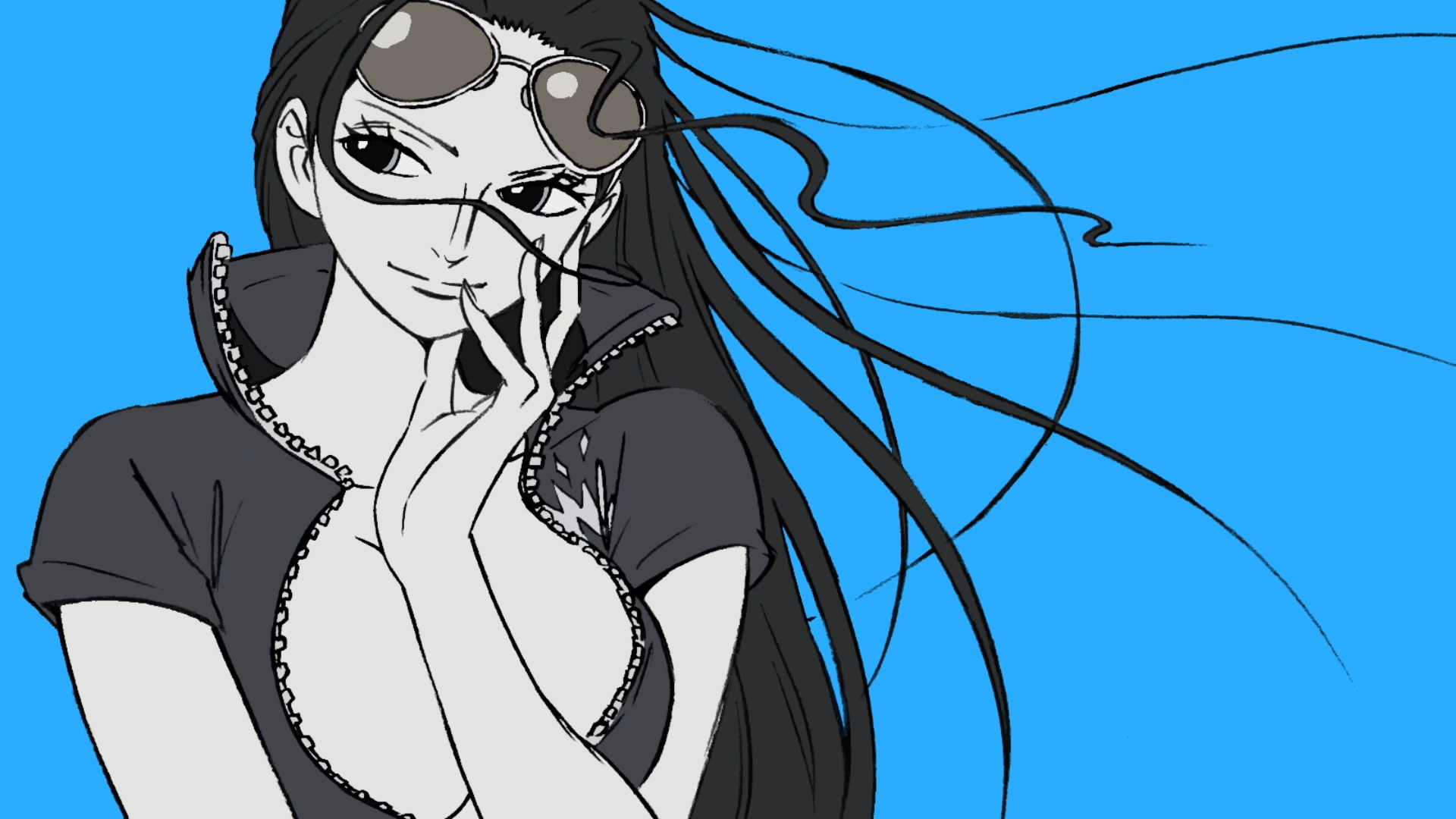 Nico Robin's Charm: Iconic One Piece Anime Elegance