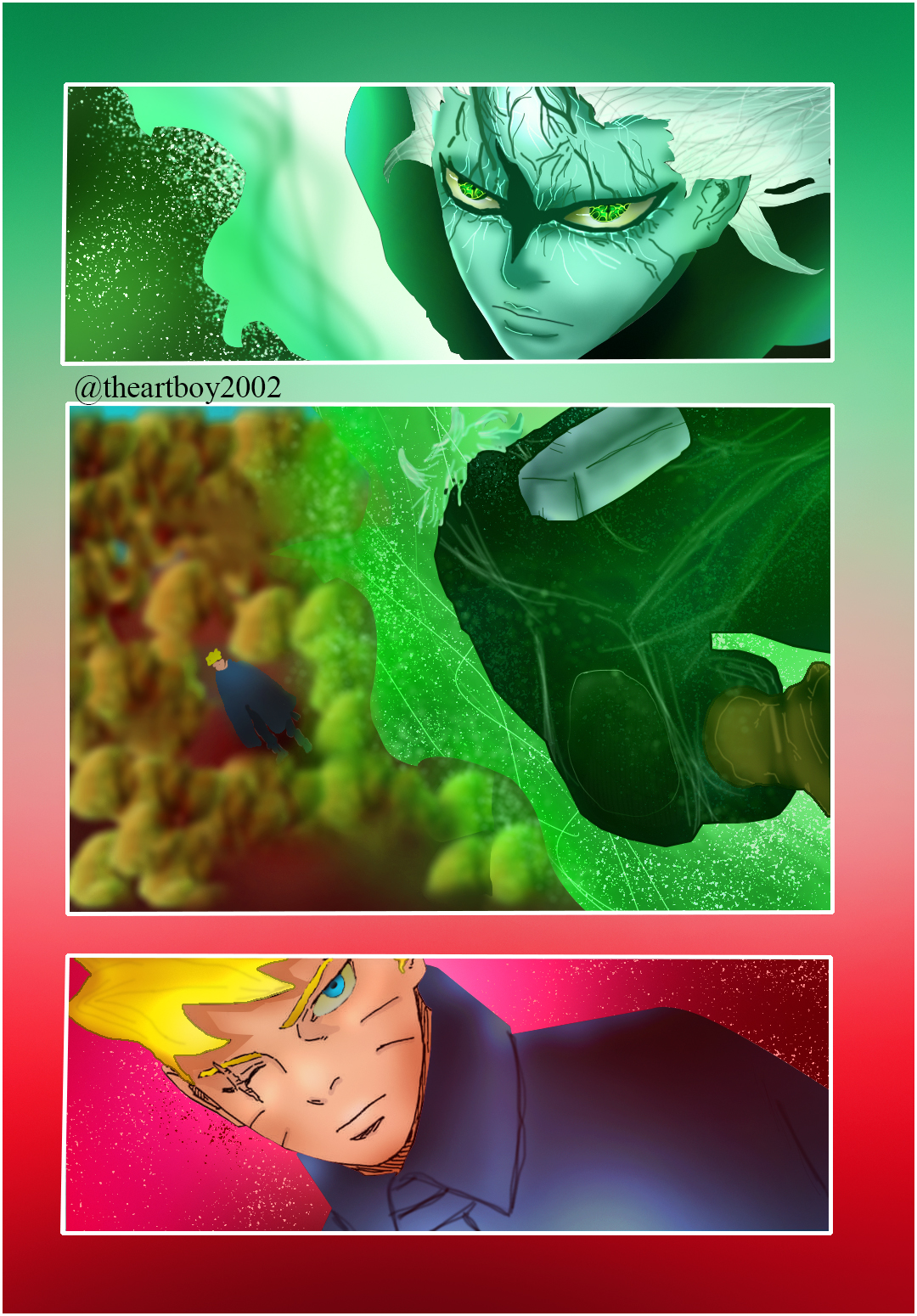 Boruto two blue vortex colored by Theartboy2002