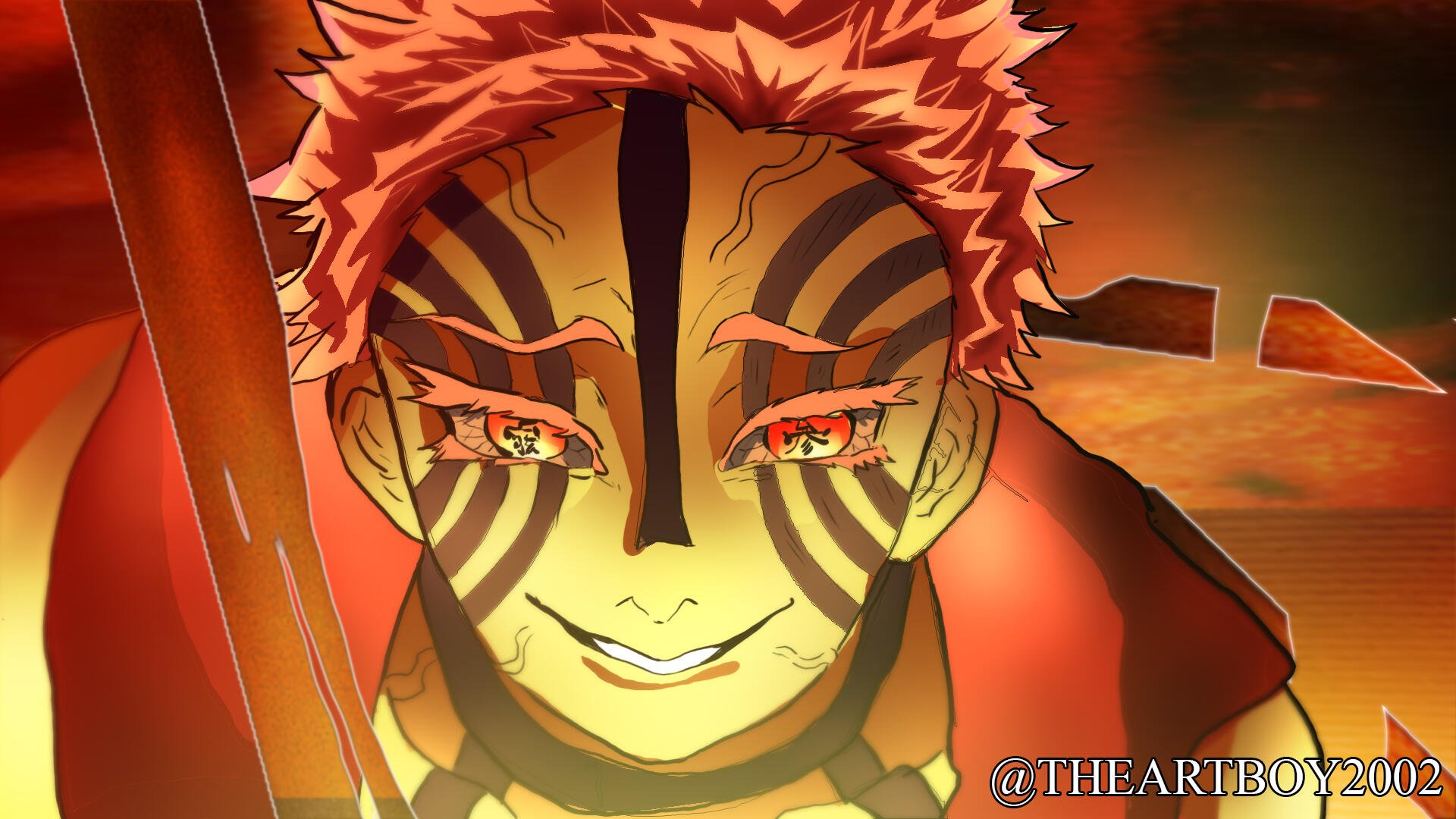 Akaza the infinity castle ARC by Theartboy2002