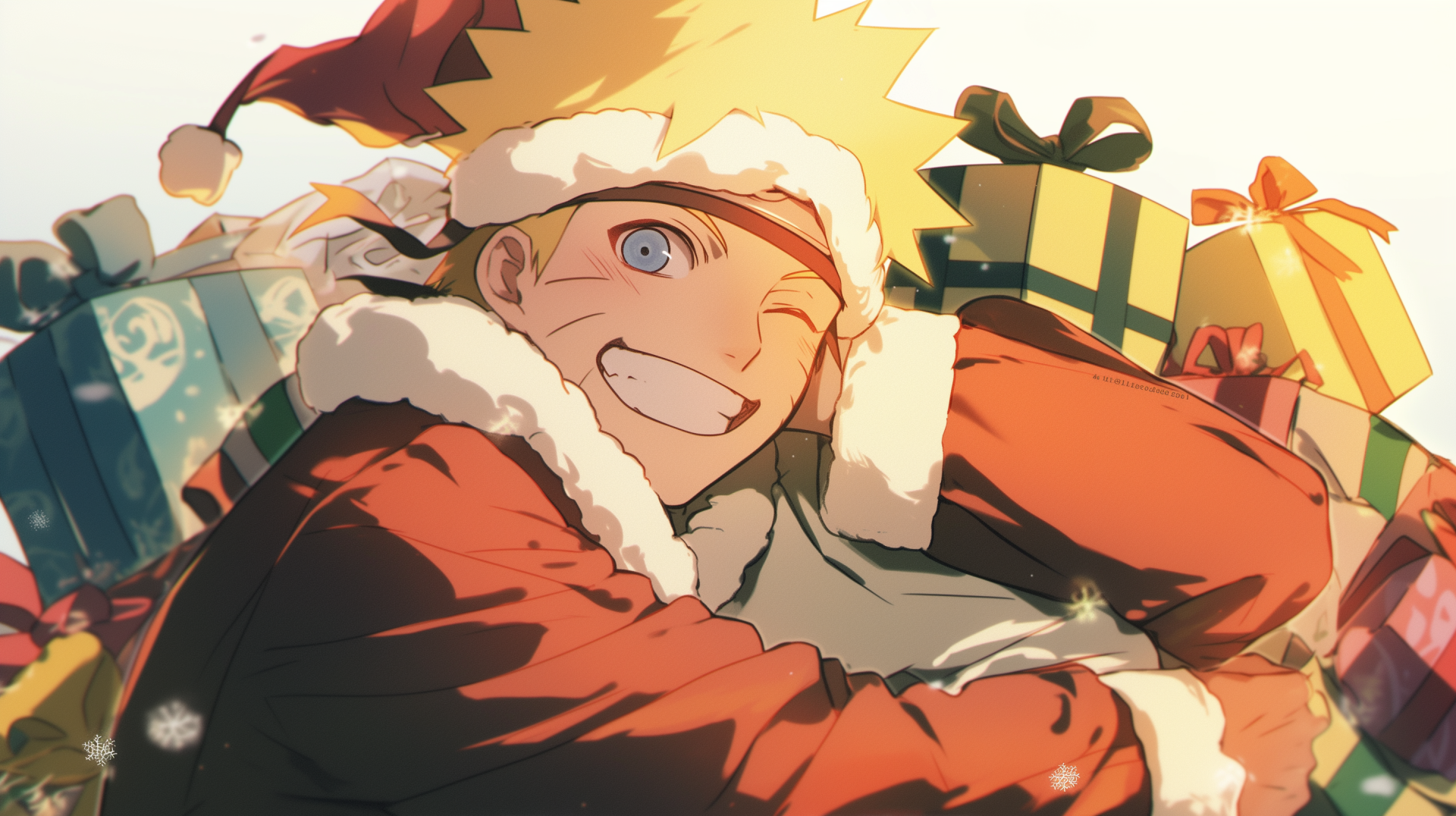 Naruto Uzumaki Celebrates Christmas in Style! by patrika