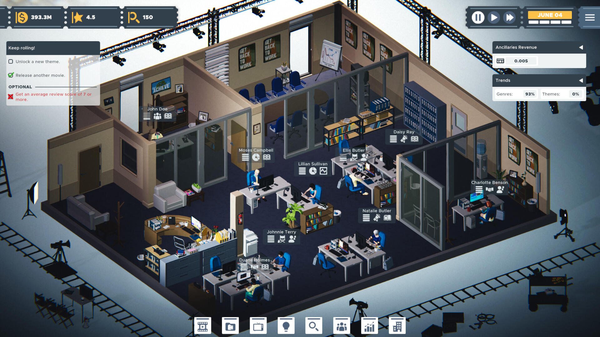The Executive: Master the Movie Industry Tycoon Game