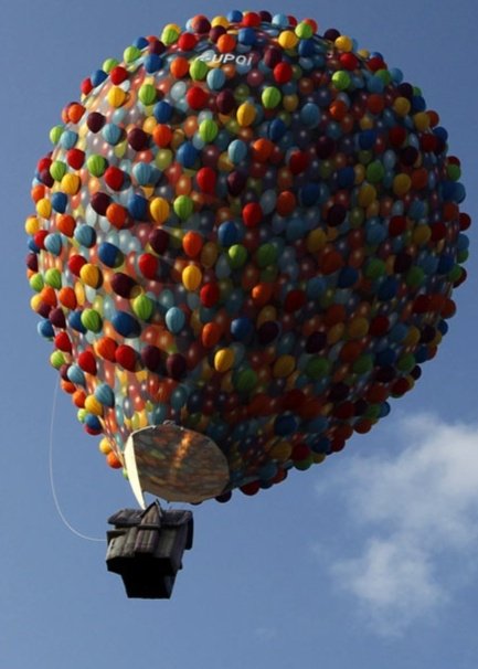 Download Movie Up Hot Air Balloon Colorful Balloon Image
