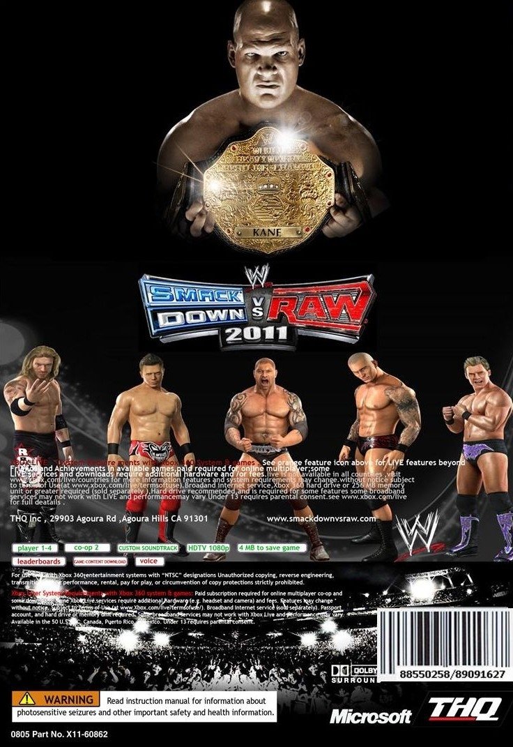 WWE SmackDown Vs. Raw 2011 - Desktop Wallpapers, Phone Wallpaper, PFP ...