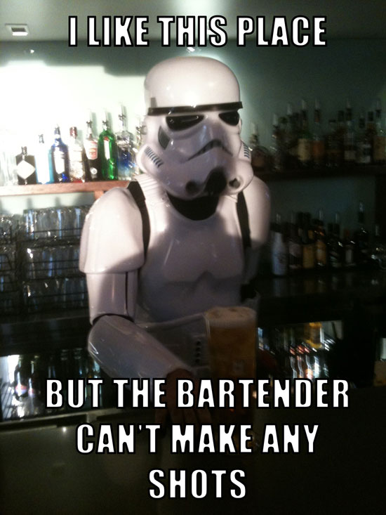 Download Movie Star Wars Stormtrooper Bar Humor Image