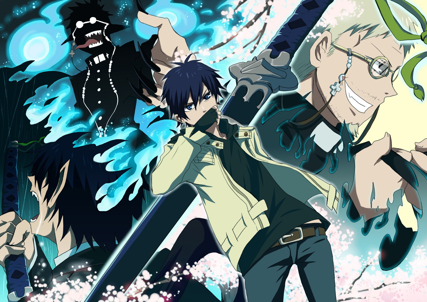 Download Ao No Exorcist Anime Blue Exorcist Image