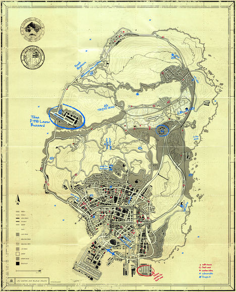 Exploring the World of Grand Theft Auto V: A Detailed Map