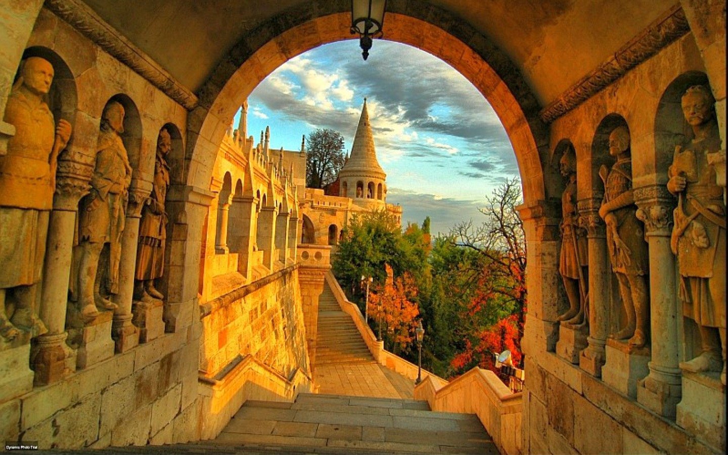 Download Stone Statue Man Made Castle Image